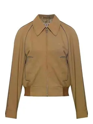 Marni Wool Bomber Jacket - Brown