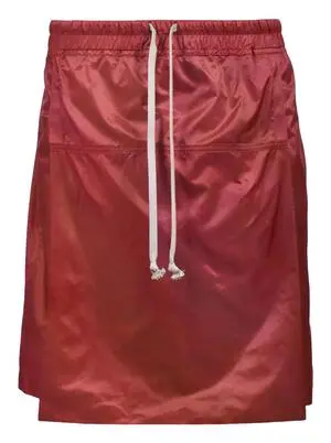 Moncler Layered Kilt Shorts - Red