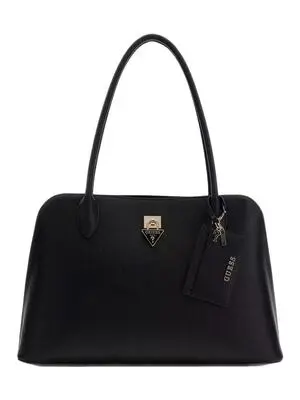 Guess Patsie Saffiano-effect Tote Bag - Black