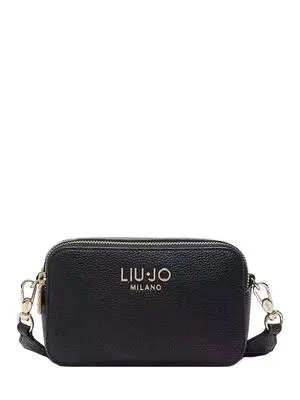 Liu Jo Grained Effect Crossbody Bag - Black