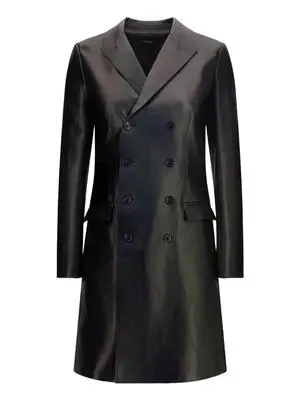 TOM FORD TOM FORD Double-Breasted Calf Leather Coat