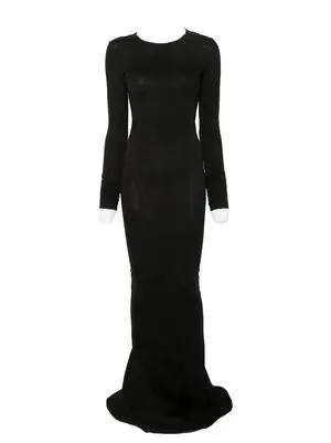 Rick Owens Long-sleeve Maxi Dress - Black