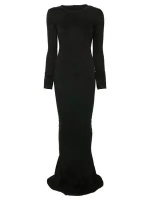 Rick Owens Rick Owens DRKSHDW Long-Sleeve Maxi Dress Black