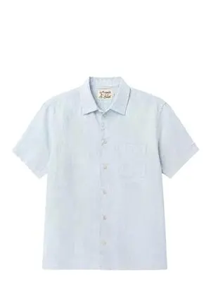 MC2 SAINT BARTH Short-sleeve Linen Shirt