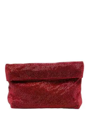 TWENTY FOURHAITCH Mini Varadero Crystal-embellished Clutch Bag - Red
