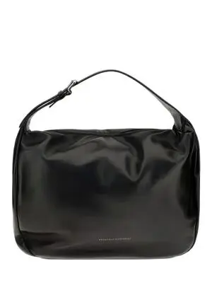 Brunello Cucinelli Nappa Leather Boule Bag - Black