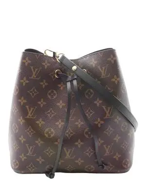 LOUIS VUITTON Monogram Neonoe Mm Bucket Bag - Brown