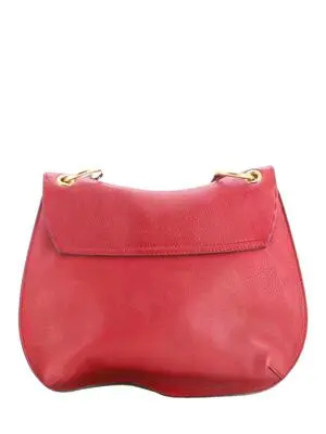 Gucci Gg Marmont Animalier Shoulder Bag Leather Medium - Red