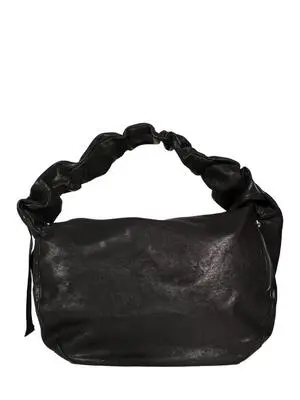 T.A.S Gathered Shoulder Bag - Black