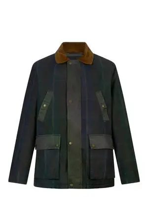 Liu Jo Check Corduroy-collar Jacket - Blue