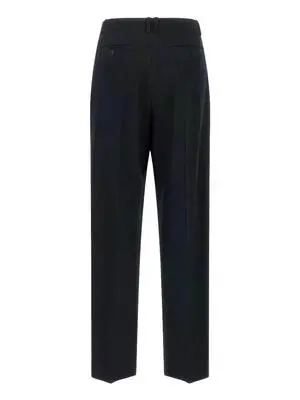 THE ROW Mune Pleated Wool Trousers