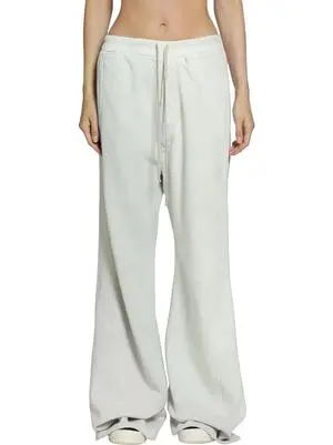 Rick Owens Tower Wide Pusher Track Pants - White