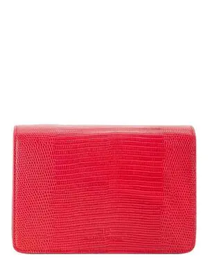 ELISABETTA FRANCHI Lizard-effect Chain-strap Shoulder Bag