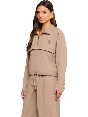 L'Agence Vex Cropped Windbreaker - Light Cardamom