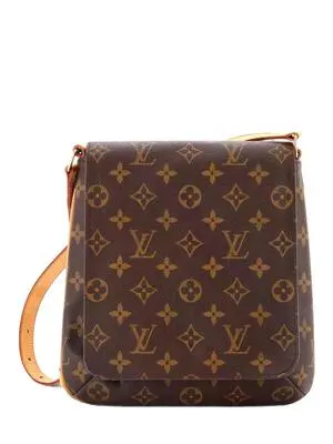 LOUIS VUITTON Musette Salsa Monogram Canvas Pm Shoulder Bag - Brown