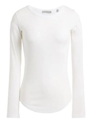 Vince Long Sleeve Pima Cotton T-shirt - White