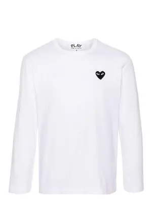 Play Comme Des Garcon Cotton T-shirt - White