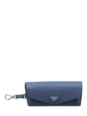 Prada Saffiano Leather Eyeglasses Case - Blue
