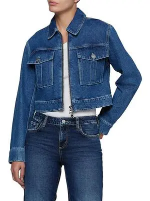 L'Agence Micah Oversized Denim Jacket - Goleta