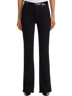 FRAME The Flare High Rise Jeans - Black
