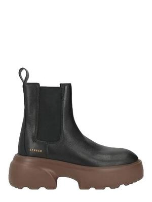 COPENHAGEN SHOES Leather Ankle Boots With Block Heel - Black
