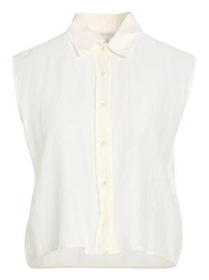 Crossley Shirt Cream Size Silk, Wool - White