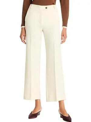 EMME Stretch Straight Leg Pants - Ivory
