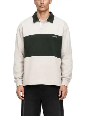 NANA JUDY Relaxed Fit Le Val Rugby Polo Shirt Bone