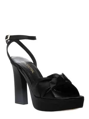 275 CENTRAL Miles Platform Sandal - Black