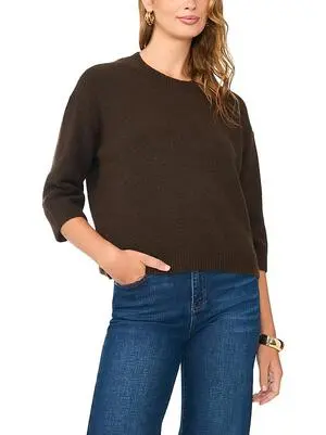 Vince Camuto Crewneck Sweater - Chocolate