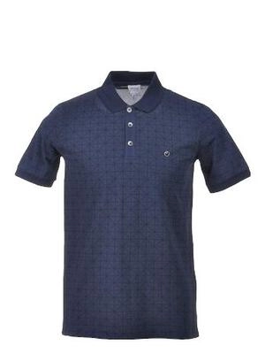 Emporio Armani Polo Shirt Midnight Size Cotton - Blue