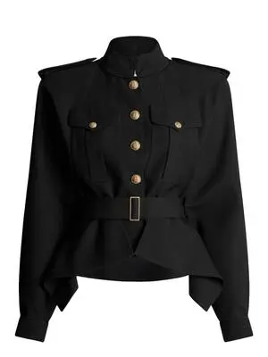BALMAIN Balmain Wool Belted Jacket