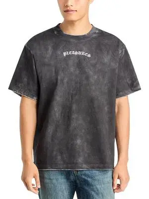 PLEASURES Spray Cotton Tee - Black