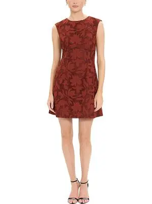 LUXELY Luxely Crochet Fit & Flare Mini Dress