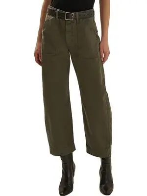 FAVORITE DAUGHTER The Major Cotton Pants - Army