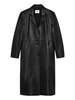 ARMA Aisa Leather Coat - Black