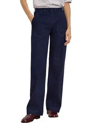 NIC+ZOE Highland High Rise Wide Leg Jeans - Midnight