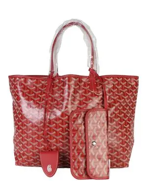 Goyard Goyardine Canvas Saint Louis Pm Tote Bag - Red