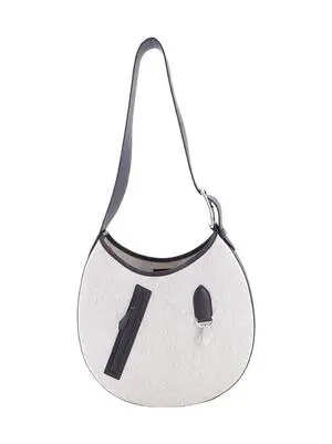 Hermès Arcon Bag Toile And Leather - Black