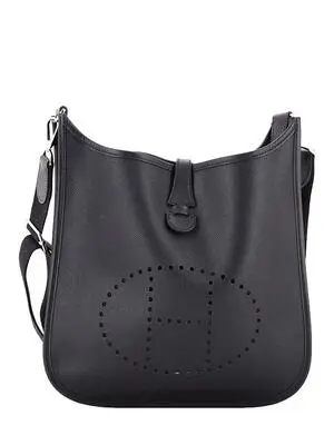 Hermès Evelyne Pm Epsom Leather Crossbody - Black