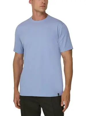 Boggi Milano Stretch Supima Cotton Jersey T-shirt - Light Blue