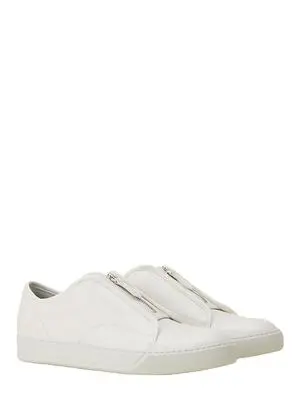 LANVIN Lanvin DBB1 Zip Sneakers In Leather White