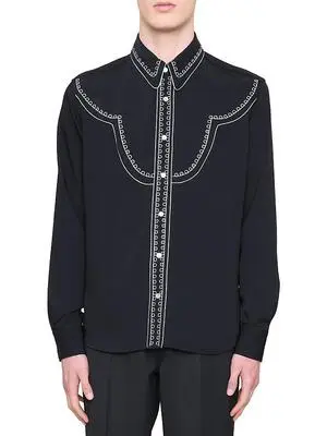 Amiri Western Club Shirt - Black