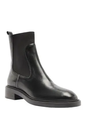 Schutz Olivia Leather Chelsea Boots - Black