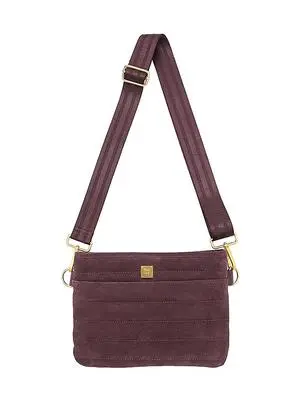 THINK ROYLN Bum Bag 2.0 Small Suede Crossbody - Bordeaux