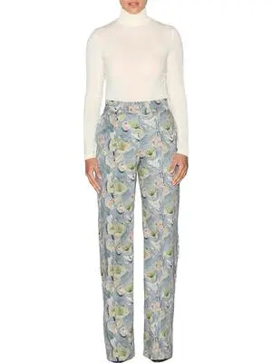 LIA COHEN Lia Cohen Intuition Floral Straight-Leg Pants