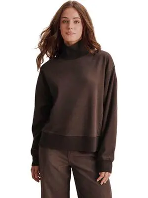 SPLENDID Winslow Long Sleeve Mockneck Pullover