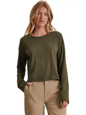 Splendid Louisa Long Sleeve Tee - Dark Navy