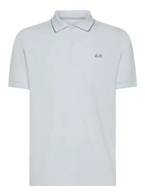 SUN 68 Sun 68 Contrast Trim Piqué Polo Shirt White