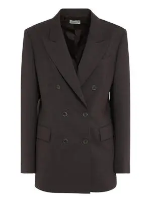 P.a.r.o.s.h Double-breasted Blazer - Black